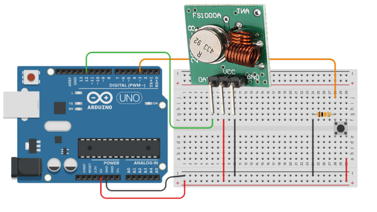 Arduino 433 mhz RF Alıcı