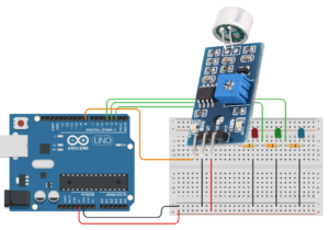 Arduino SES Sensörü - Mikrofon Modülü - Alkışla yanan ledler - Ders 46 ...