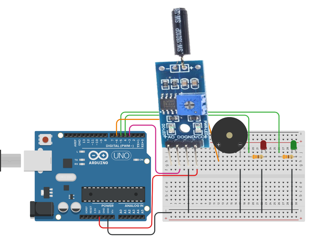 Arduino Sarsıntı Sensörü - Deprem - Titreşim Sensörü - Ders 50 ...