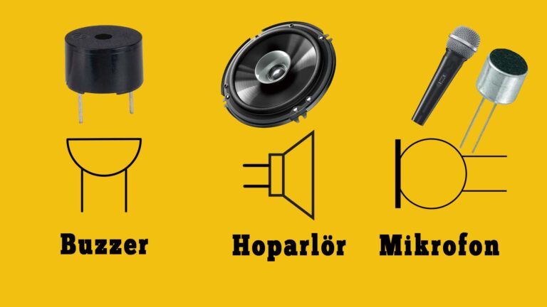 Elektrik - Elektronik Devre Sembolleri I Elektronik Örnek Şema | Teknikerler