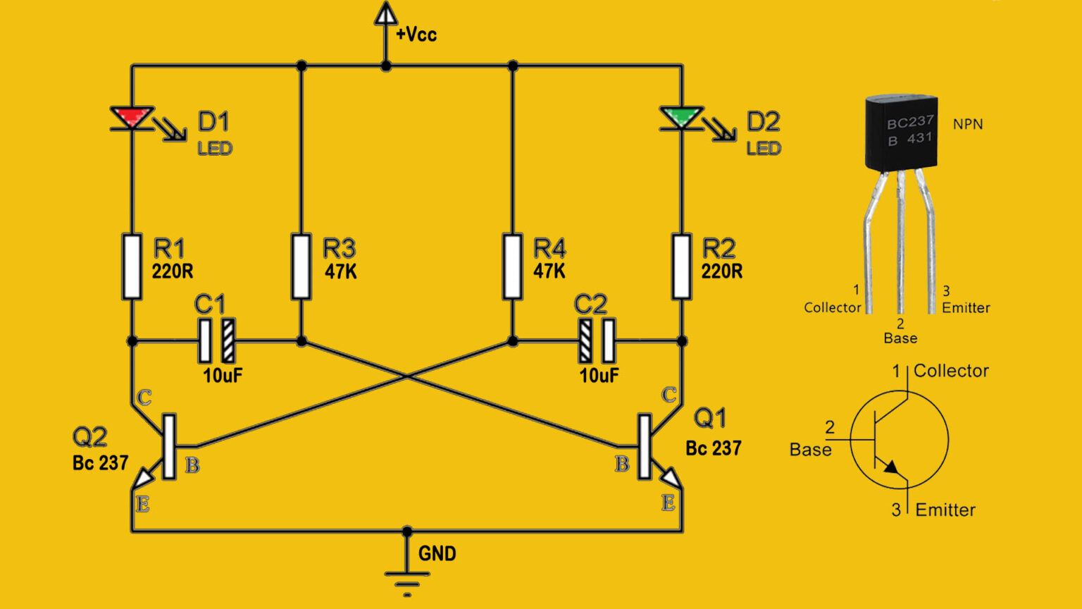 Elektrik - Elektronik Devre Sembolleri I Elektronik Örnek Şema | Teknikerler