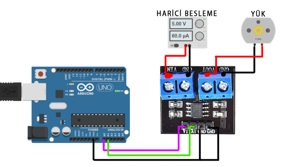 Arduino Max 471 - Voltaj Metre- Akım Metre - Voltaj Akım ölçümü - 64 ...