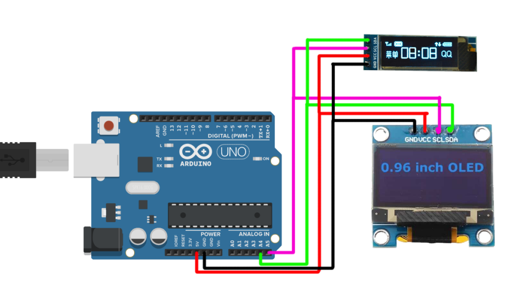 Arduino OLED Ekran - 128x64 - 128x32 - 0,91 - 0,96 inc ekranlar | Teknikerler