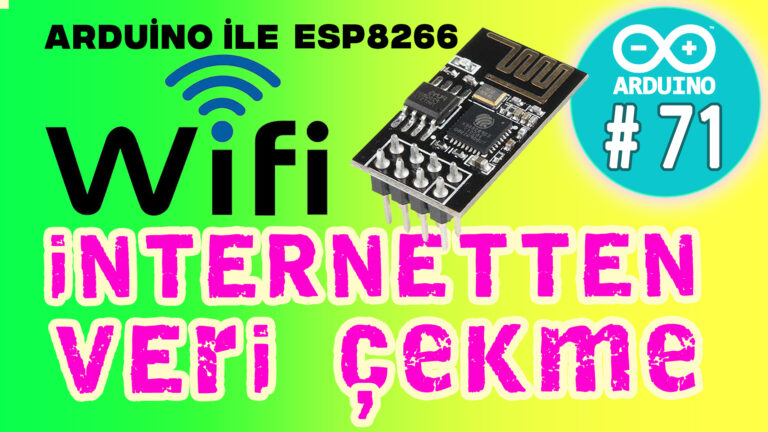 Arduino - Esp8266 - Wifi üzerinden Cep Telefonu ile Kontrol - Arduino projesi | Teknikerler