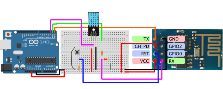 Arduino Wifi - internet - Esp8266 - Thingspeak veri Gönderme - Arduino projesi - 72 - | Teknikerler