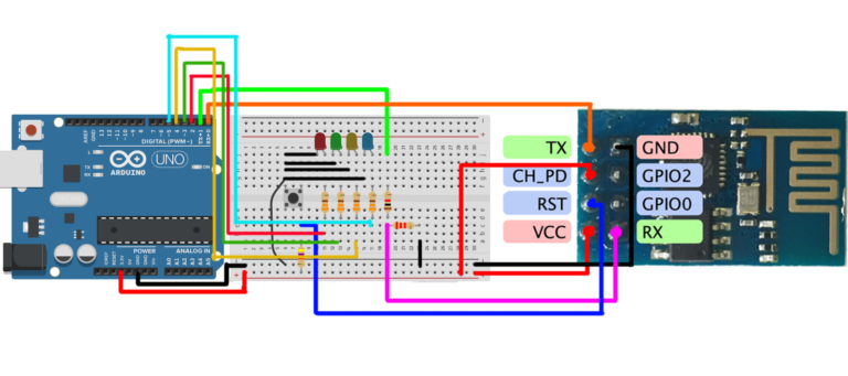 Arduino Esp8266 Wifi üzerinden Cep Telefonu Ile Kontrol Arduino